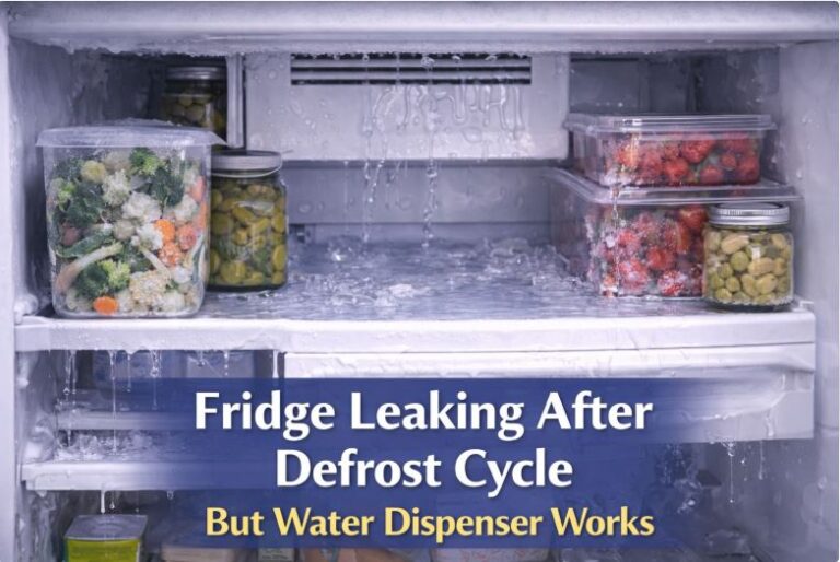 5 Reasons for a Fridge Leaking After Defrost Cycle (Quick Fixes)