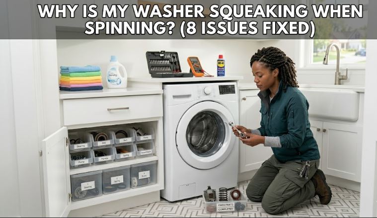 Why Is My Washer Squeaking When Spinning? (8 Issues Fixed)